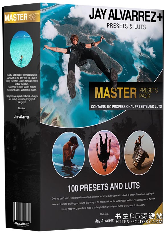 100组专业好莱坞电影分级LUTS调色预设Jaycolor – Master Pack 100 Presets and LUTs | C4DSKY
