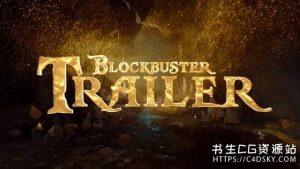 AE模板-E3D插件制作史诗电影预告片标题制作开场动画模板Blockbuster Trailer 20 Journey - 57195745 | C4DSKY