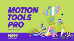 AE脚本Motion Tools Pro V2.0.13关键帧弹性曲线调节中心点对齐+使用教程 | C4DSKY
